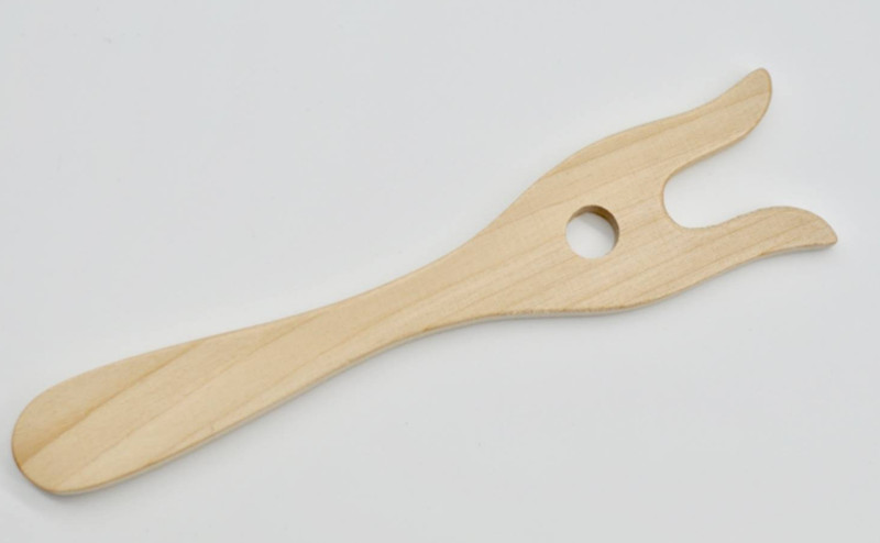Woden Knitting Fork